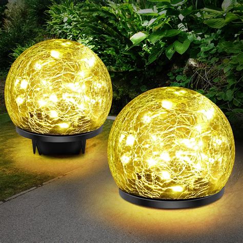 Jkimk Solar Globe Lights Outdoor Waterproof Solar Balls For Garden