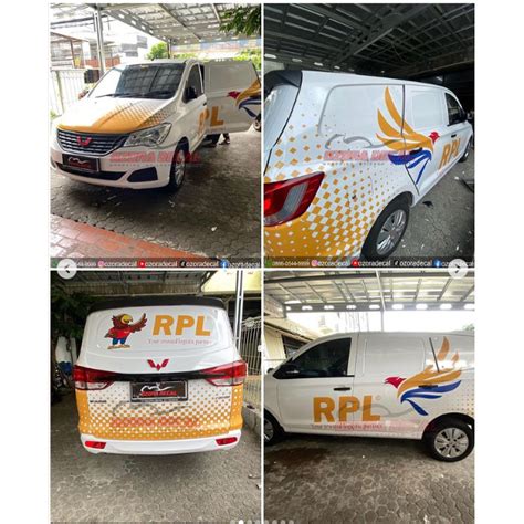 Jual Sticker Branding Mobil Wrapping Stiker Full Body Shopee Indonesia