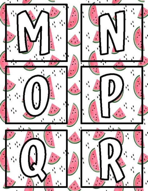 Watermelon Leveled Reading Labels White By Rodriguezs Resources