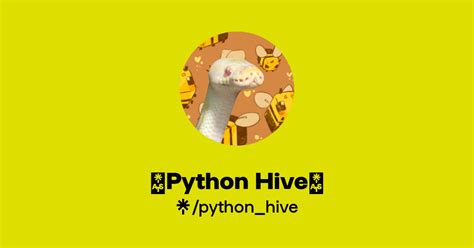🐝python Hive🐝 Instagram Linktree