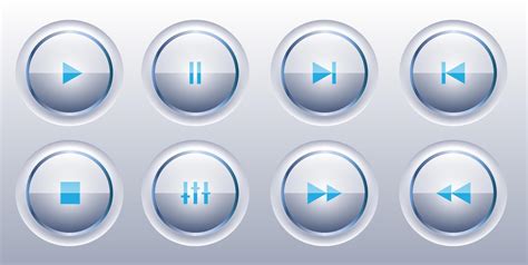 Control Button Ui Interface 52986106 Vector Art At Vecteezy