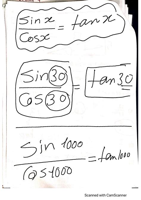 Solution Sat Math Exam Sin Cos Tan Explanation And Questions With