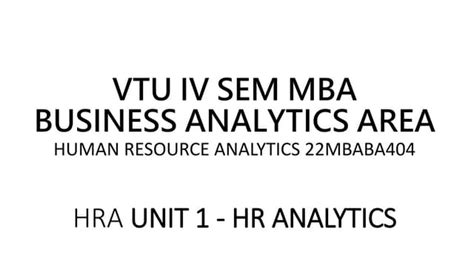 Hr Analytics 26 Pptx
