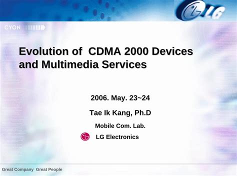 Pdf Evolution Of Cdma 2000 Devices And Multimedia Services