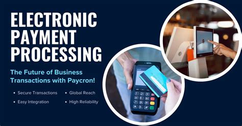 The Future Of Electronic Payment Processing With Paycron