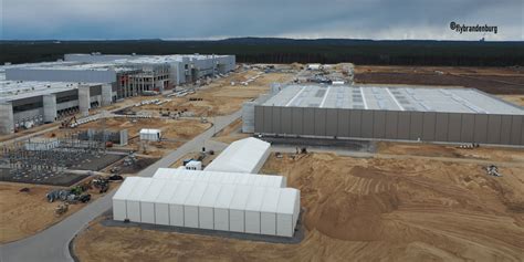 Watch Teslas Berlin Gigafactory Construction Progress In Spectacular