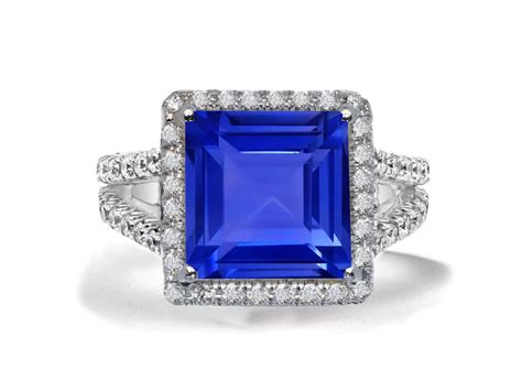 Design Your Custom Diamond And Blue Sapphire Engagement Ring Page 2
