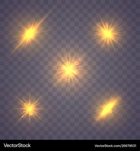 Star Particles Flash Royalty Free Vector Image