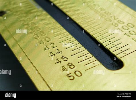 Ruler Table Accuracy Hi Res Stock Photography And Images Alamy