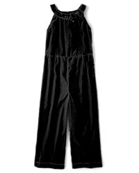 Girls Sleeveless Velvet Jumpsuit Holiday Express Black Gymboree