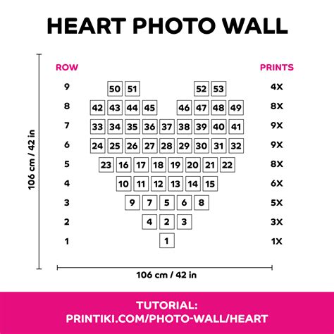 Photo Wall Heart Shape At Jessie Ramirez Blog