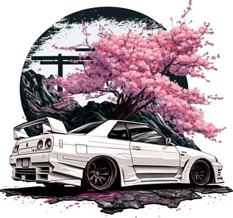Skyline Cherry Blossom T Shirt Cherry Blossom Skyline Wallpaper