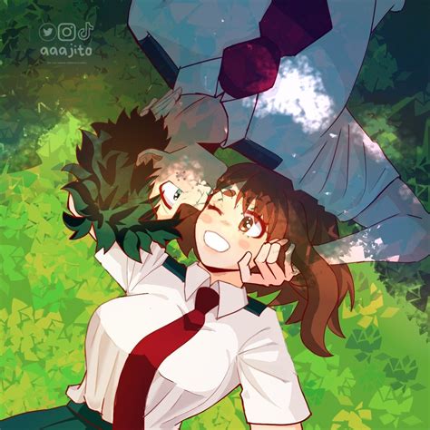 Deku And Uraraka In 2025 My Hero Academia Episodes Anime Romance