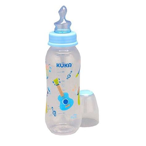 Mamadeira Ortodôntico Azul 250ml Kuka Natural Color