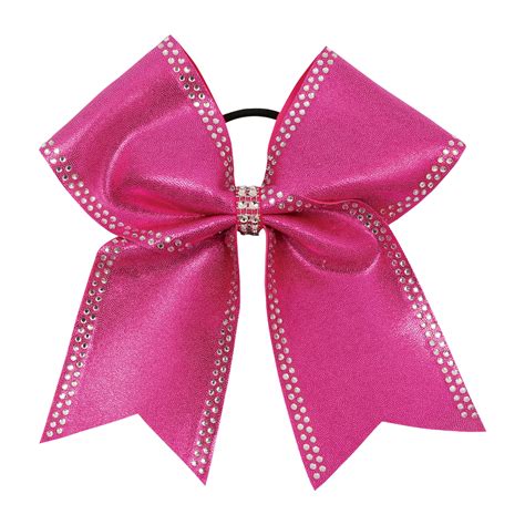 Custom Glitz Bow With Double Row Rhinestone Superior Cheer