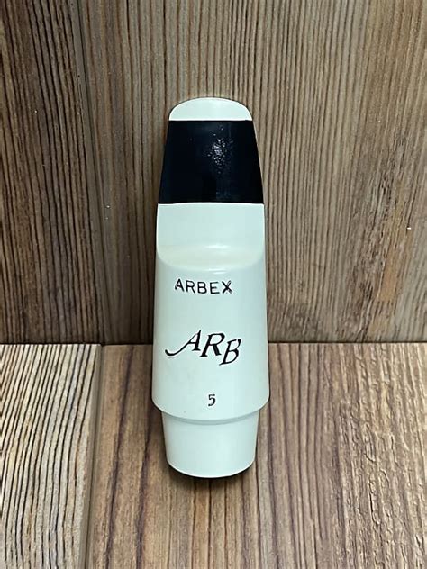 Arb Ivory Arbex 5 Alto Saxophone Mouthpiece Refaced By Matt Reverb