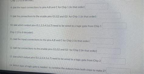 Solved Using Two 3 To 8 Decoders As Shown Below Fill In The