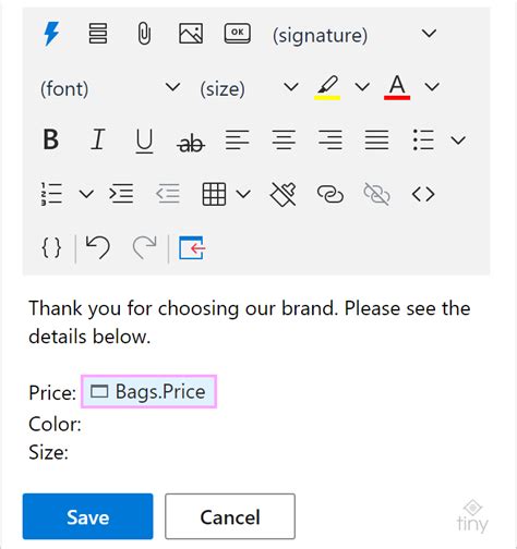 How To Fill Email Template Fields With Values From Datasets