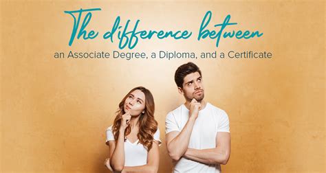 The Difference Between An Associate Degree A Diploma And A Certificate