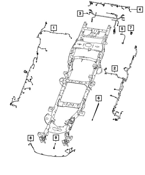 Wiring Body And Accessories For 2020 Ram 2500 Auto Parts
