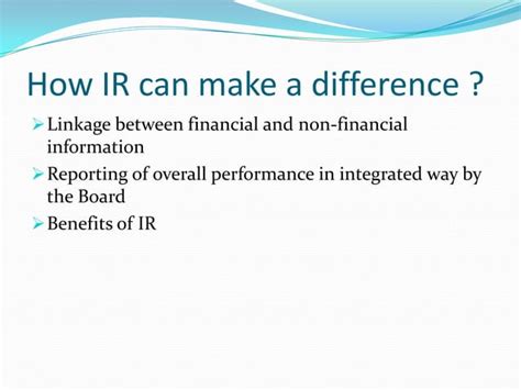 Integrated Reporting Pptx