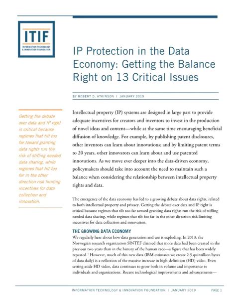 Ip Protection In The Data Economy Getting The Balance Right On 13