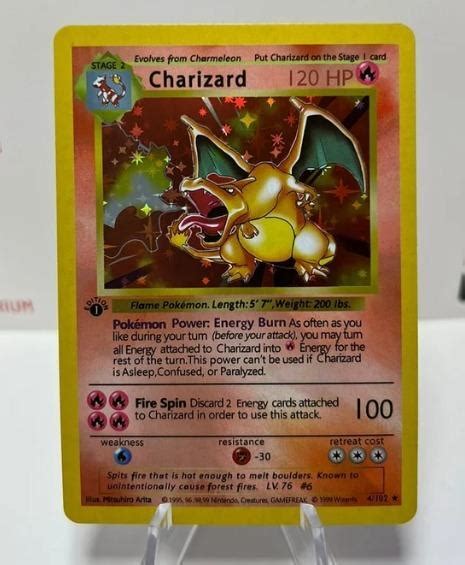 Pokémon Charizard 1999 1st Edition Aukro