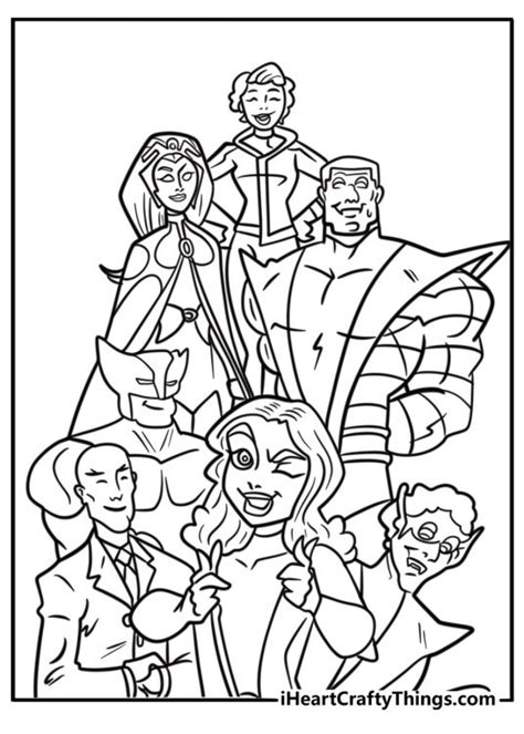 30 X Men Coloring Pages Printable Sheets For Free