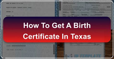How To Get A Birth Certificate In Texas A Comprehensive Travel And