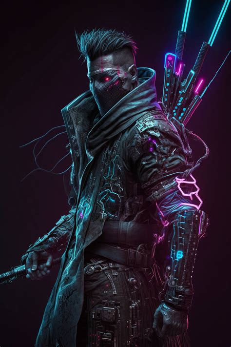 Blackshepherd Cyberpunk Swordsman 3d Model Full Bo By Leoblackdotcom On Deviantart