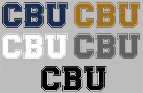 California Baptist Lancers Cbu Logo Vinyl Decal Pick Color And Size
