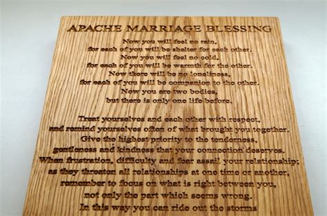Apache Wedding Blessing Short Version