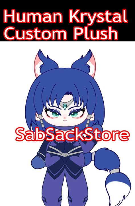 Custom Krystal Star Fox Plush Read Description Etsy