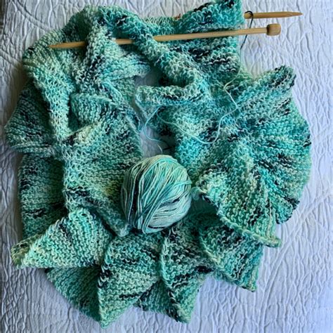 Skinny Ruffle Scarf Free Knitting Pattern New Englands Narrow Road