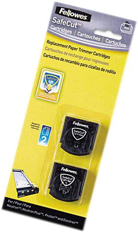 Fellowes 5411404 Safecut Rotary Trimmer Blade Kit Straight 2pack