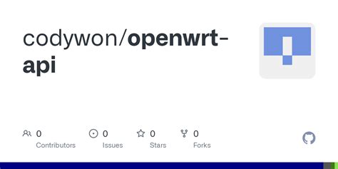 Github Codywon Openwrt Api