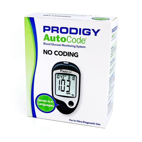 Prodigy Autocode Talking Glucose Meter Kit Diabetic Overstock