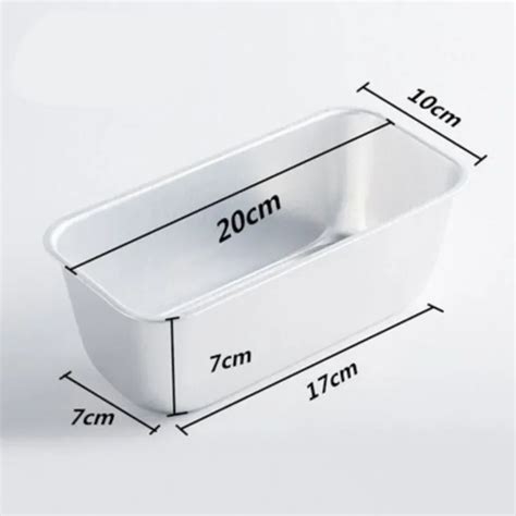 12 20cm Aluminum Alloy Cake Mold Rectangle Non Sti Grandado