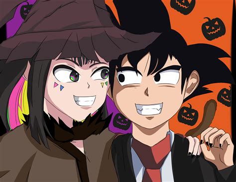 Nanairo Multi Son Goku Beyblade Beyblade X Dragon Ball Highres