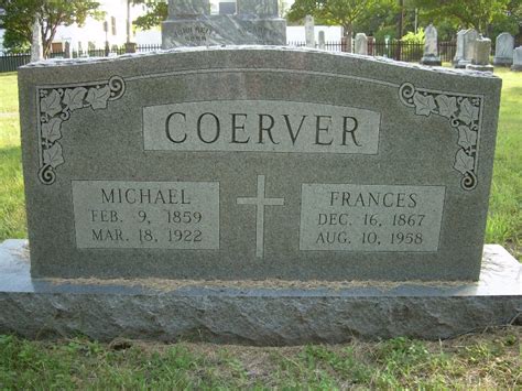 Michael Coerver 1859 1922 Find A Grave Memorial
