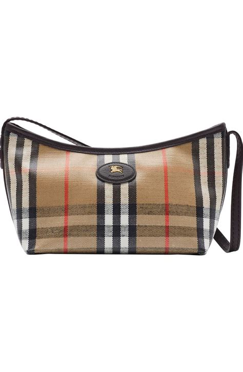 Burberry Highlands Coated Canvas Baguette Shoulder Bag Nordstrom