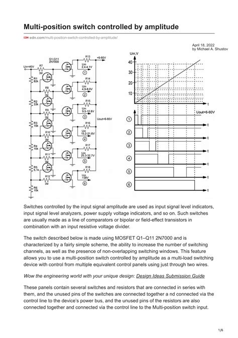 Pdf Multi Position Switch Controlled By Amplitude