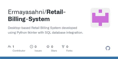 Github Ermayasahniretail Billing System Desktop Based Retail