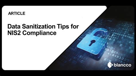 A Guide To Nis2 Data Sanitization Compliance