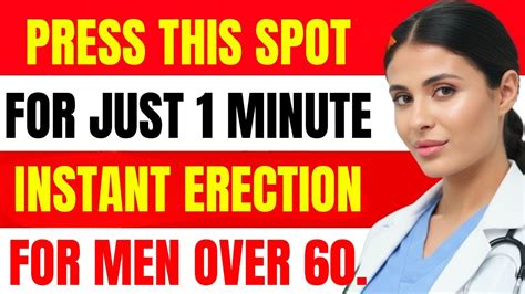 Older Men Press This Point For One Minute To Restore Your Erection At