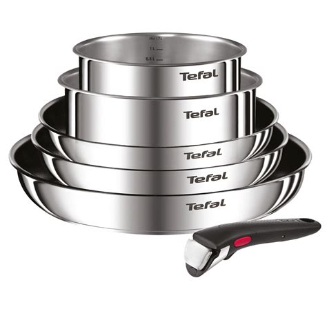 Tefal Ingenio Cook Eat 6 Elementów Zestaw Patelni Niskie Ceny I