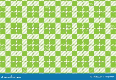 Light Green Gingham Pattern Texture From Rhombus For Plaid