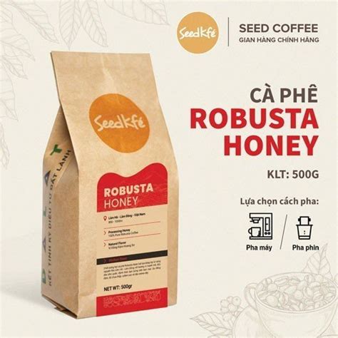 Cà Phê Hạt Robusta Honey 500gr Shopee Việt Nam