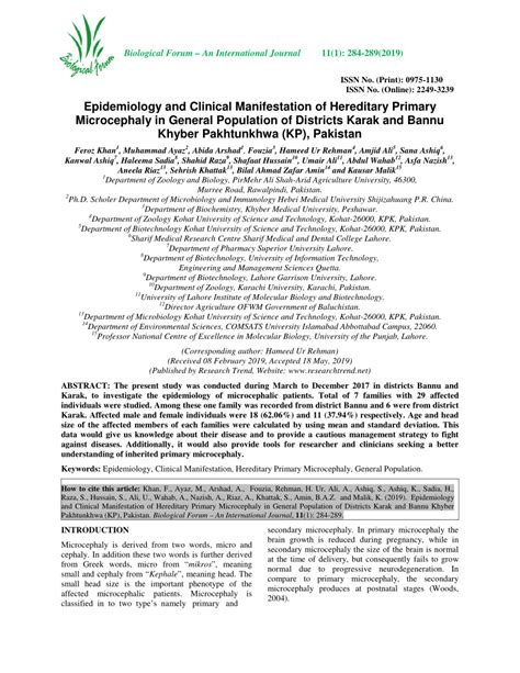 Pdf Epidemiology And Clinical Manifestation Of Hereditary Primary