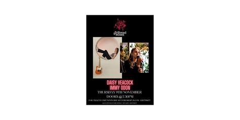 Daisy Veacock Immy Odon The Bread And Roses London November 9 2023